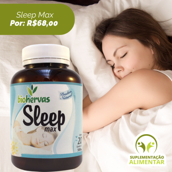 Sleep Max - Suplementação Alimentar