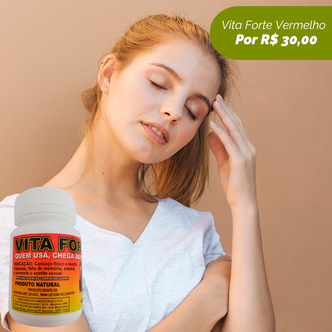 Novidade! Vita Forte Vermelho - Suplementação Alimentar
