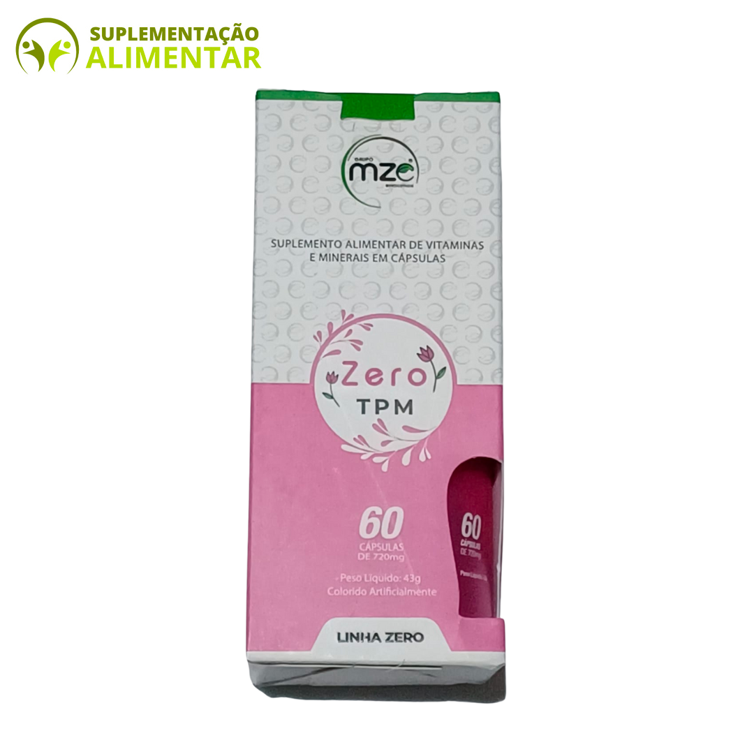 Zero TPM - 60 cápsulas de 720mg - Suplementação Alimentar